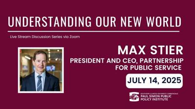 SIU’s Paul Simon Institute hosts public service advocate Max Stier ...