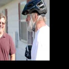Dan Bost, Murphysboro welcome cross-country cyclist | Local News ...