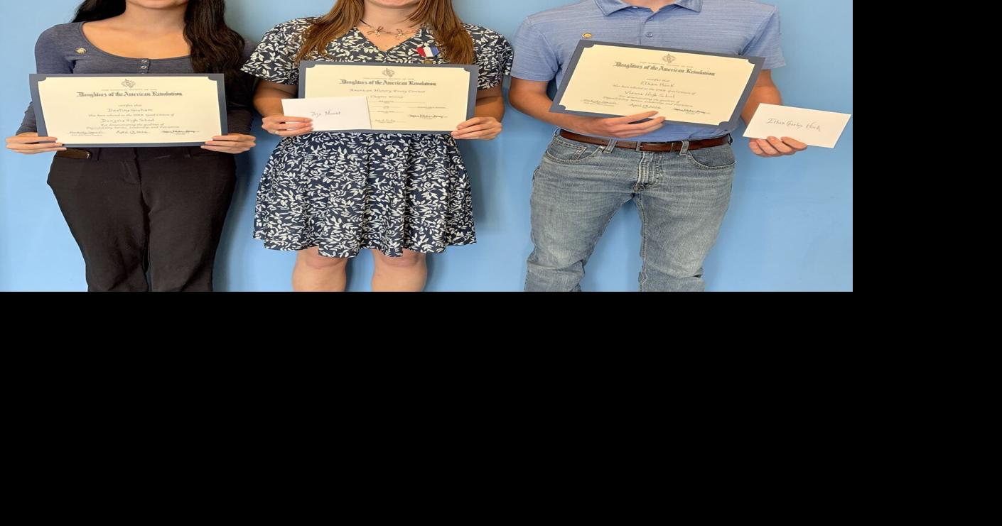 Vienna senior wins Daughters of American Revolution essay content at ...