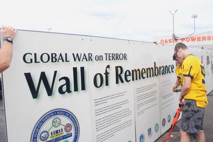 Memorial wall for War on Terror veterans on display in Marion this ...
