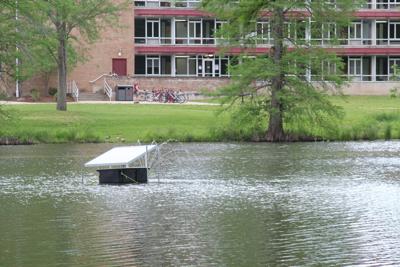 Solar-powered fountain is part of SIUC's plan to prevent growth of ...