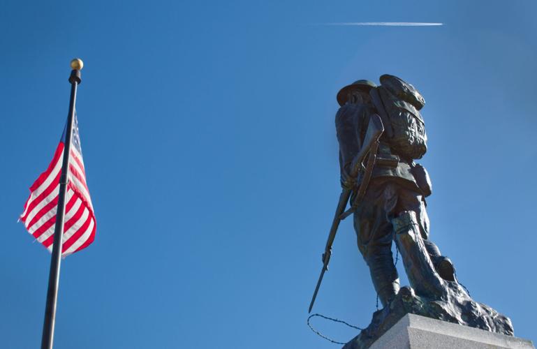 Doughboy statue in Herrin vandalized once again | Crime | thesouthern.com