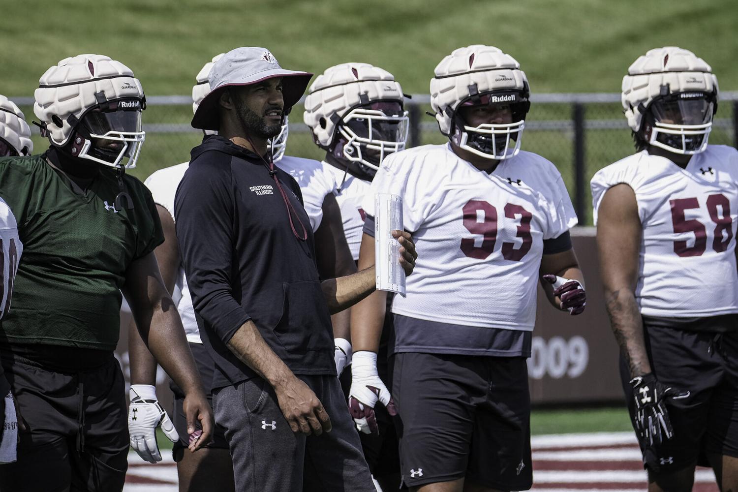 SIU Football | Salukis hold first official practice of the season ...