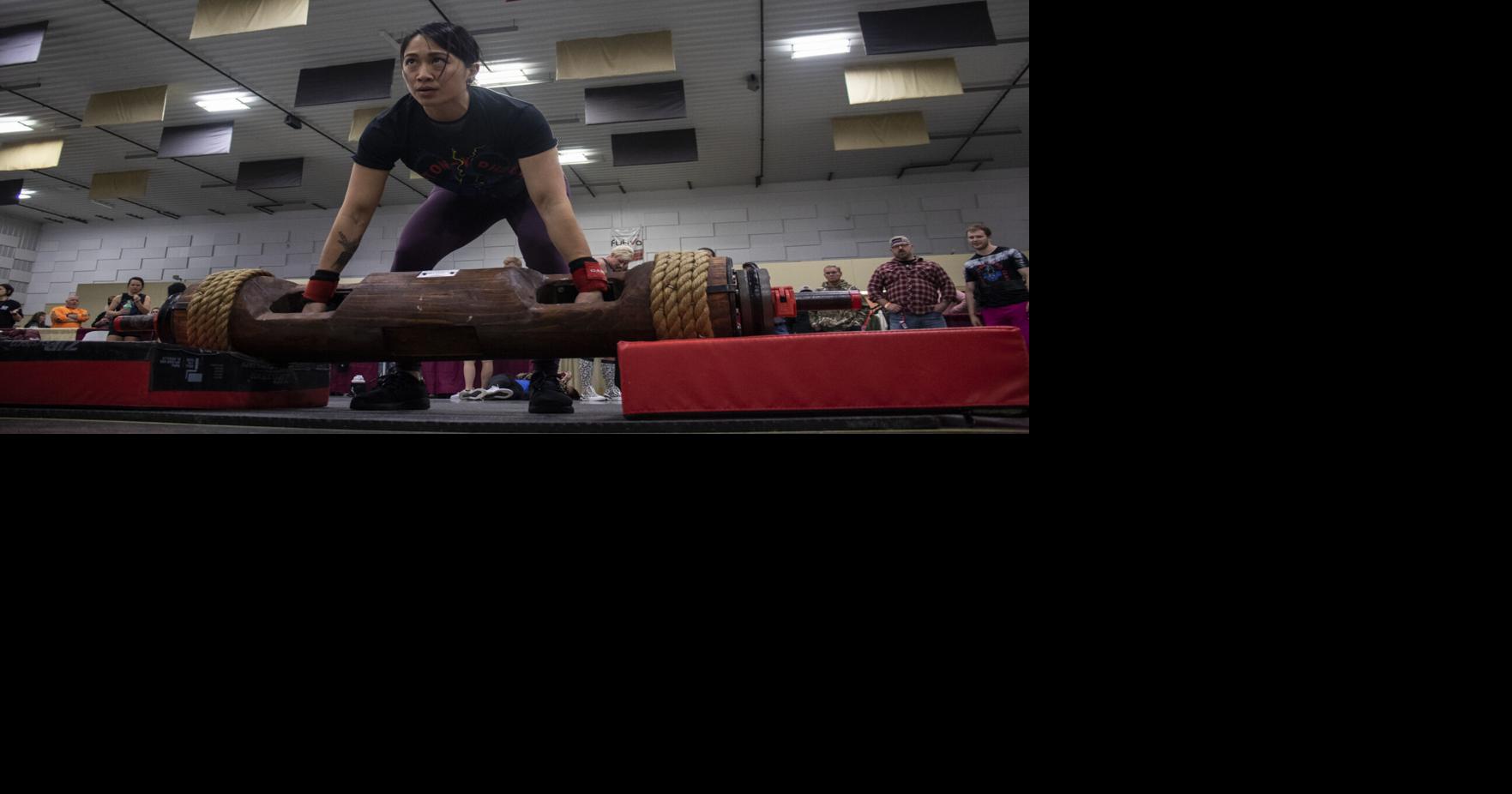 Athletes share their love of strength sports at strongman competition ...