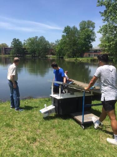 Solar-powered fountain is part of SIUC's plan to prevent growth of ...