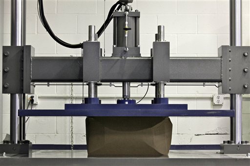 UPS design lab puts boxes to the smash test