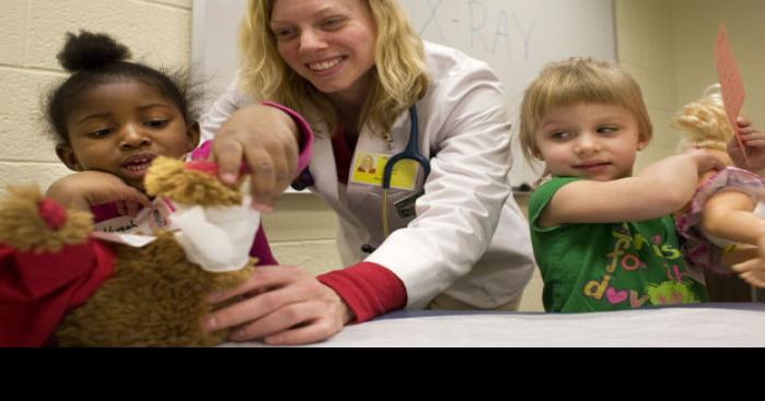 Doll clinic helps children learn about medical procedures | SIU ...