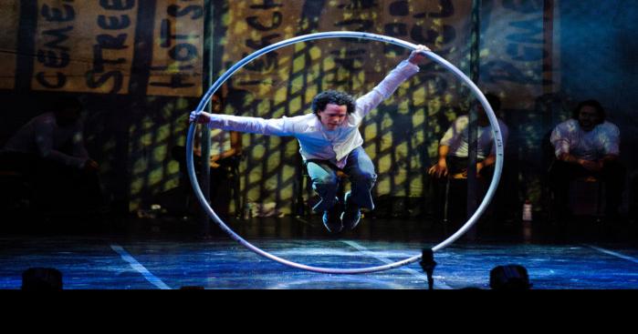 Performers light up the stage in Traces