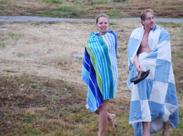 Brehm faculty take the plunge as part of #GivingTuesday | Local News ...