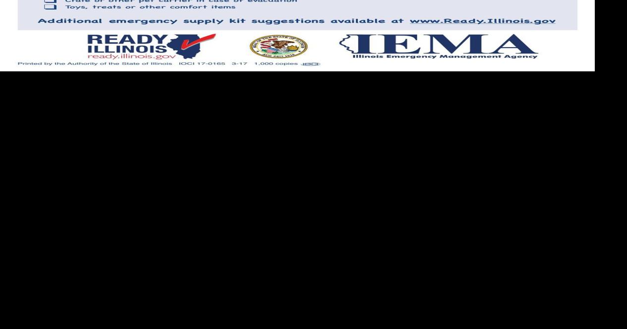 IEMA Emergency Supply List | | thesouthern.com