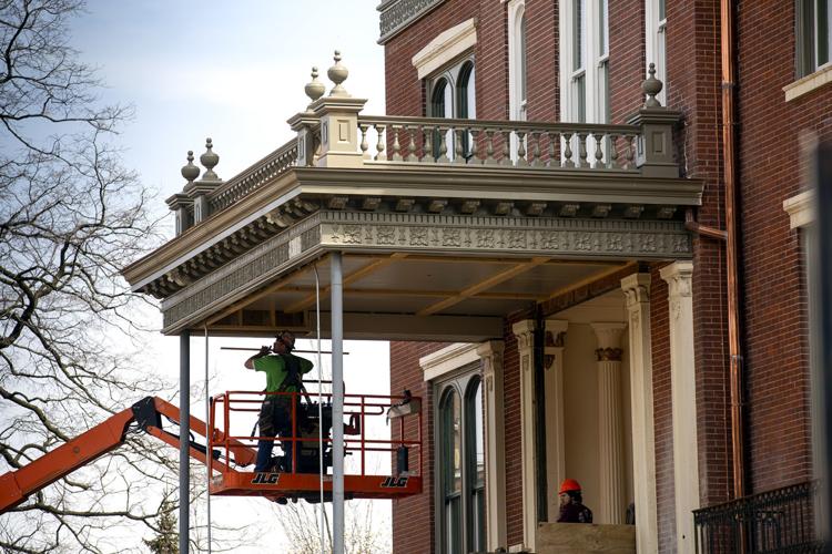 Renovations continue on Illinois governor's mansion | State/Region ...