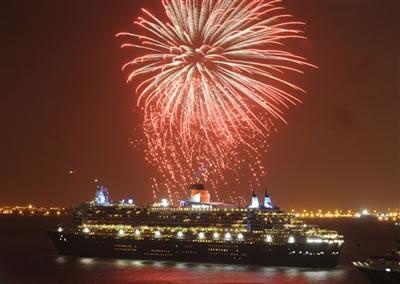 QE2 on last tour, Queen Victoria on 1st