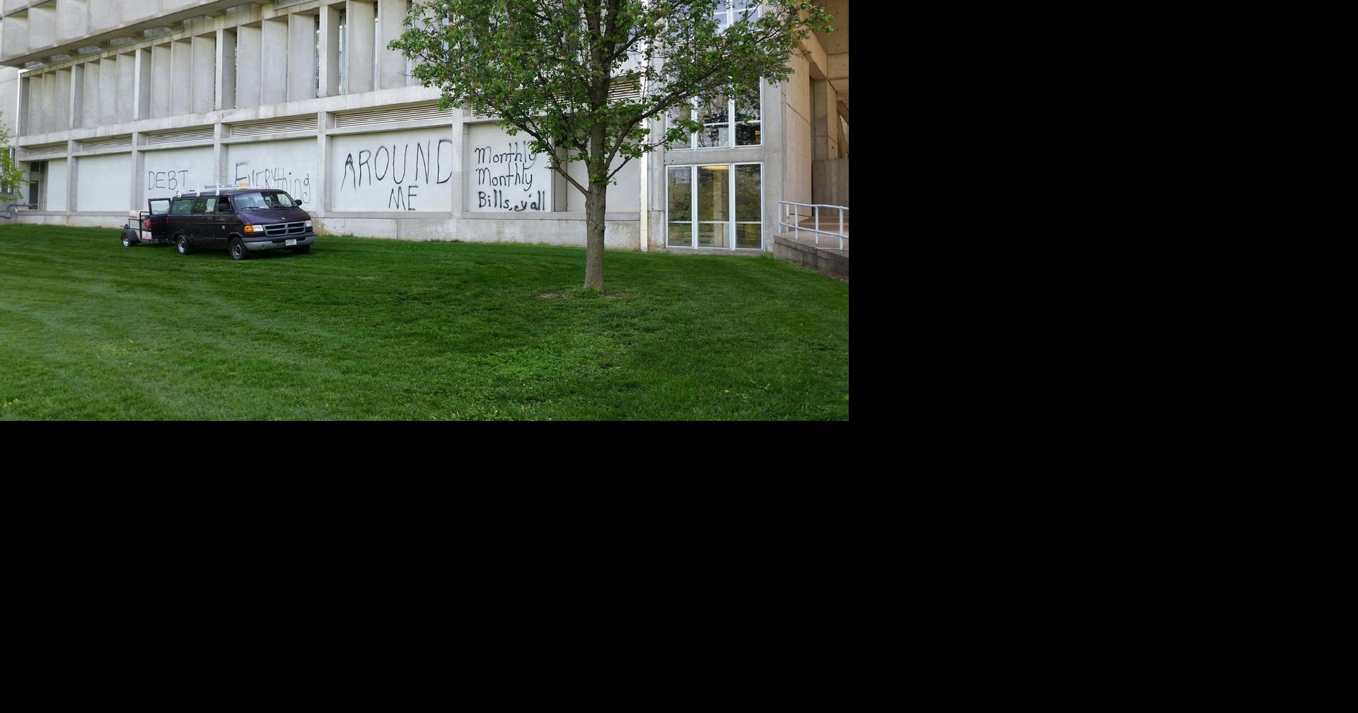 SIU officials investigating graffiti messages on Faner Hall | SIU ...