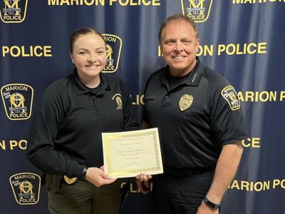 Marionn Police Department names the Officer of the Month of March ...