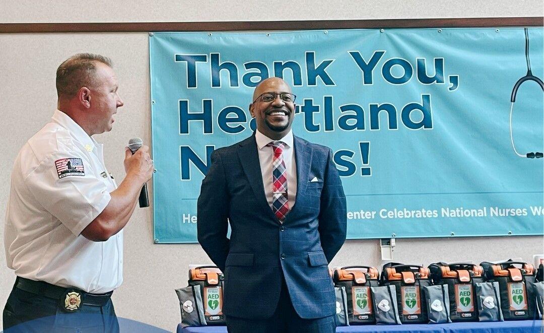 Heartland donates defibrillators to Marion Fire Department | Local News ...