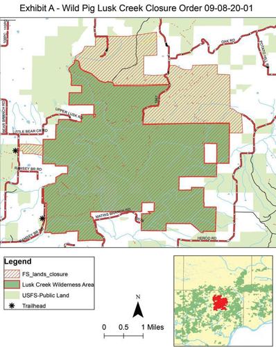 Lusk Creek Wilderness area reopened after 25 wild pigs removed ...