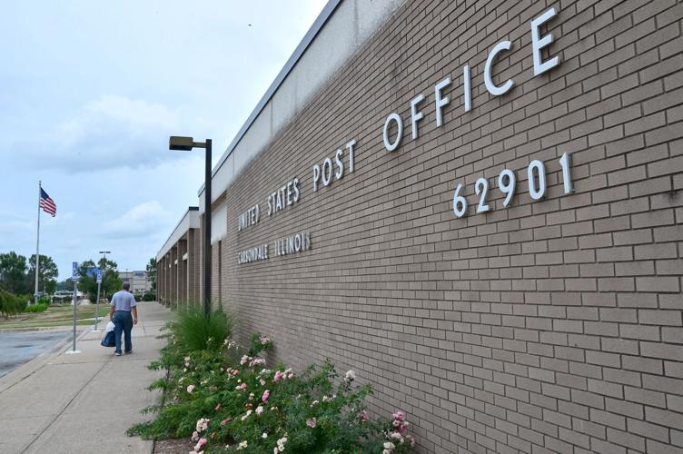 We took a peek inside the mailroom at the Carbondale Post Office ...