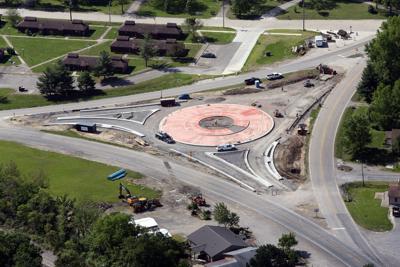 Work progressing on roundabout in Pinckneyville | Pinckneyville ...