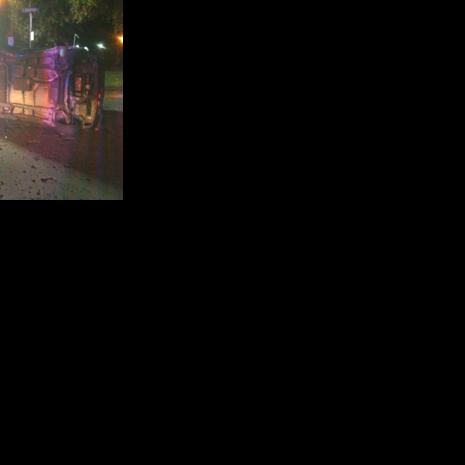Van tipped over in three-car accident | Local News | thesouthern.com