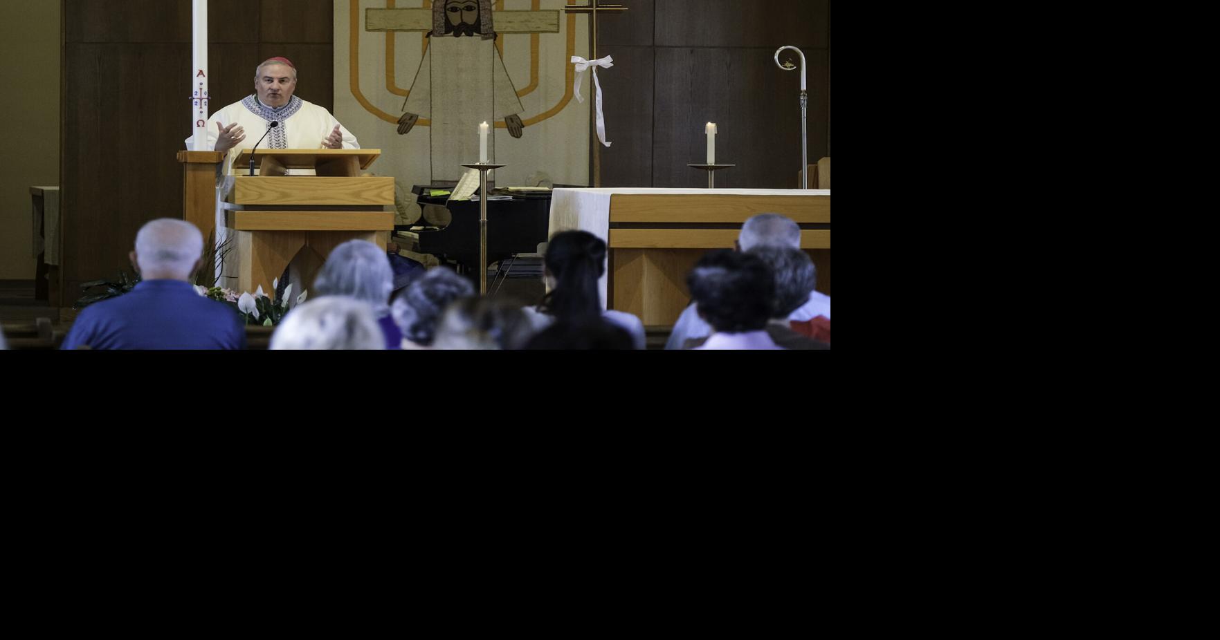 Bishop Michael McGovern talks about sanctity of life at St. Francis ...