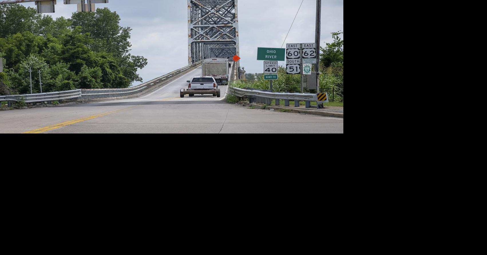 The Cairo bridge is closed for the month for repairs, causing long ...