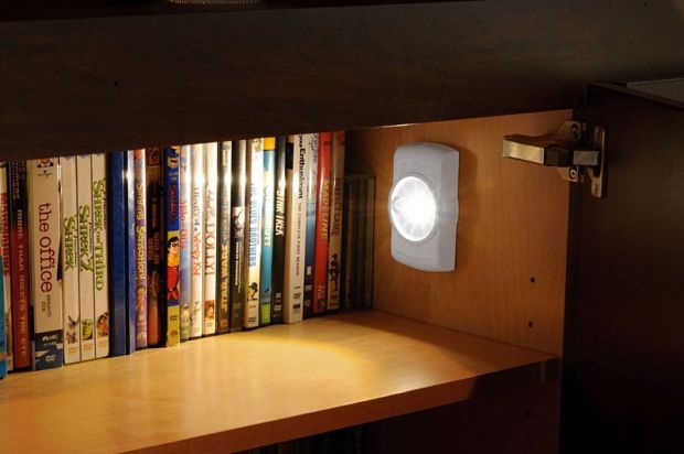 Illuminate storage spaces to make finding household items easier and ...