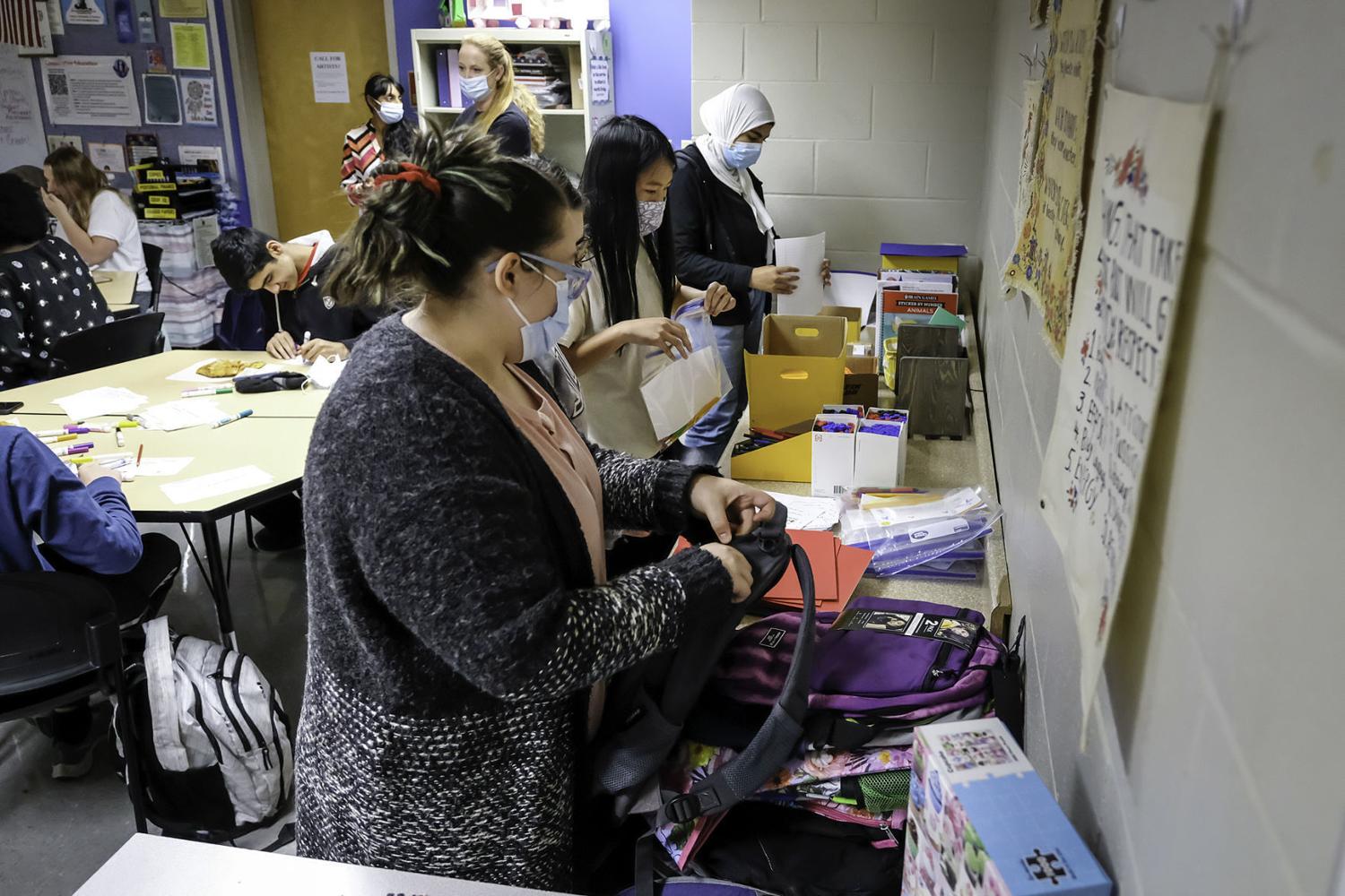 Community Care: Organizations collect backpacks for students ...