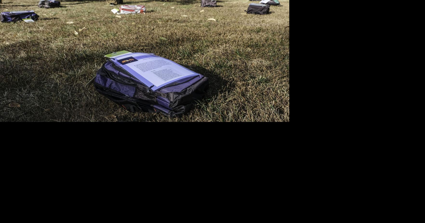 Send Silence Packing display brings suicide awareness to SIU | SIU ...