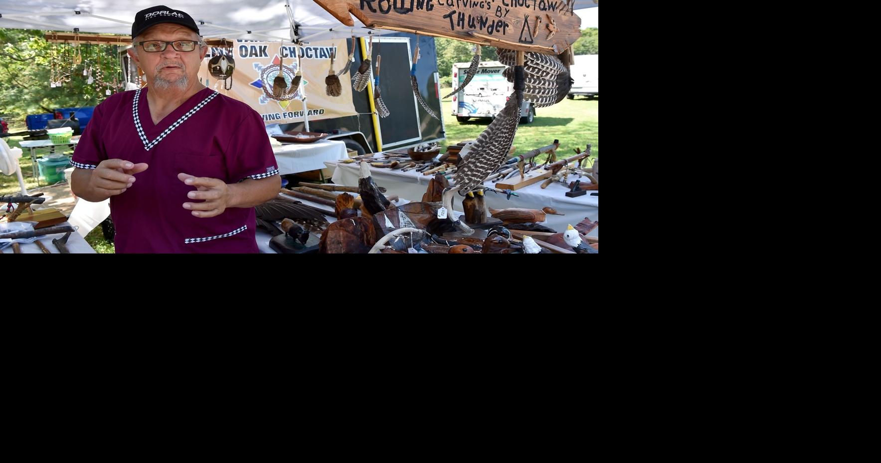 Members of different tribes greet visitors at Native American Indian ...
