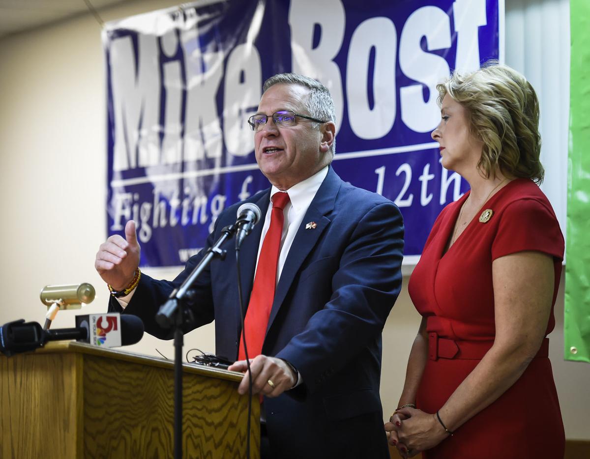 Incumbent Republican US Rep. Mike Bost wins re-election in Illinois ...