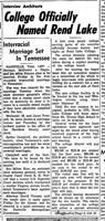 From the Archives: What's in a name? 55 years ago, Rend Lake College ...