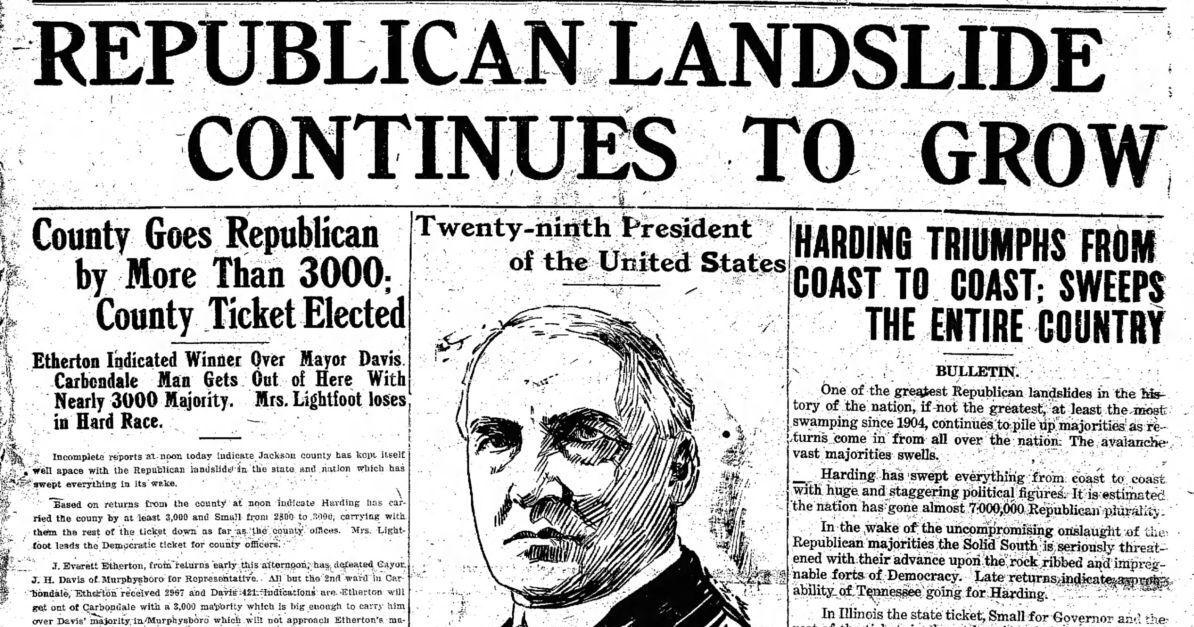 Photos: Presidential election front pages | History | thesouthern.com