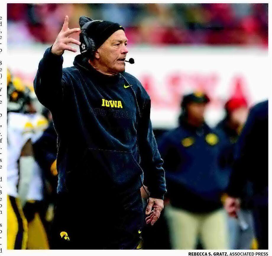 Iowa's Ferentz knows beating Michigan is tall task
