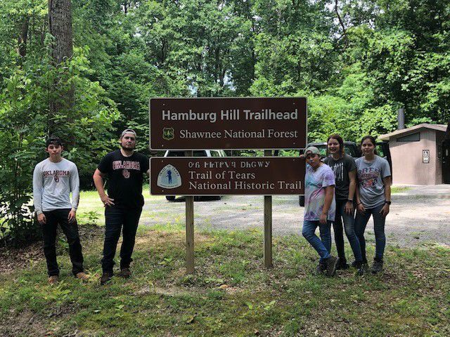 Cherokee youth walk along Trail of Tears, spend month in the Shawnee ...