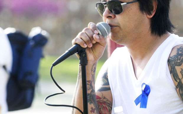 Taking it to the streets: Dozens march in support of child abuse ...