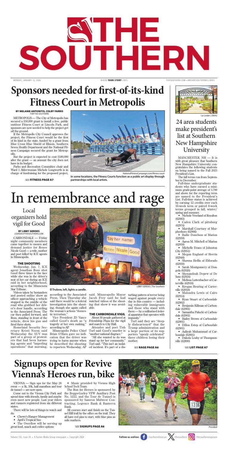 Page A1 | The Southern Newspaper E-edition | thesouthern.com