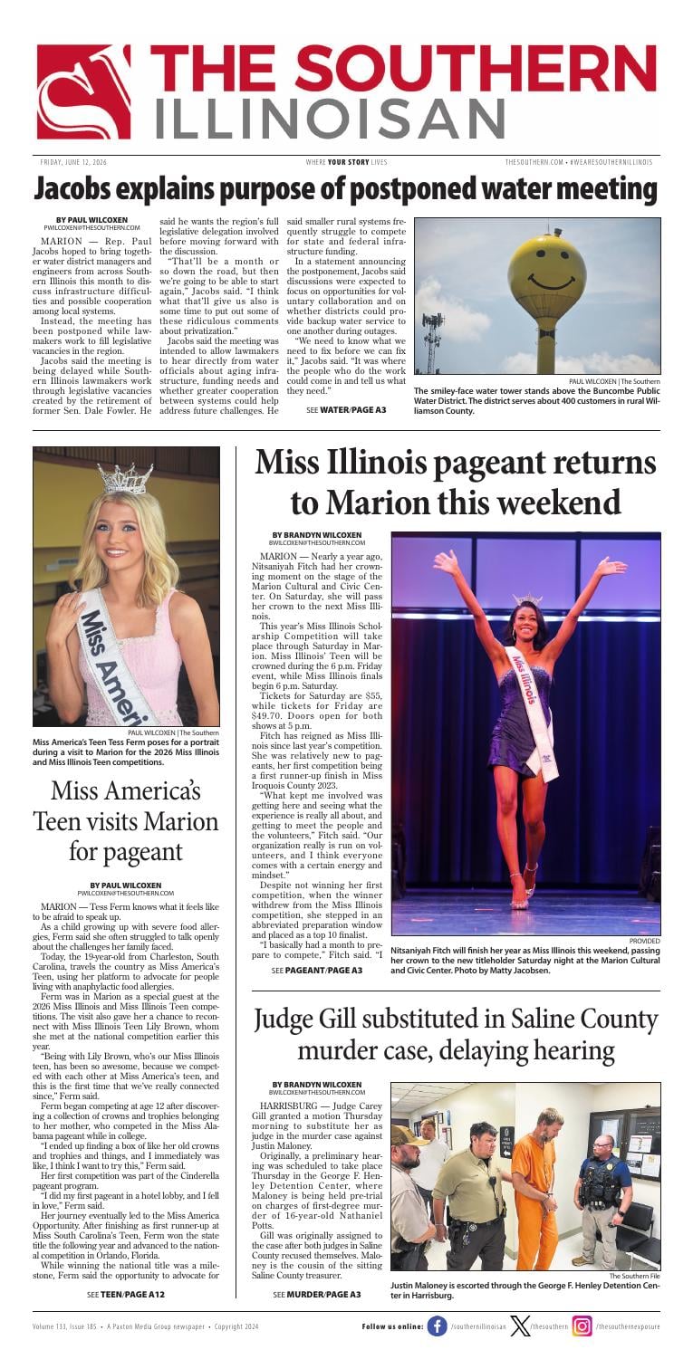 Page A1 | The Southern Newspaper E-edition | thesouthern.com