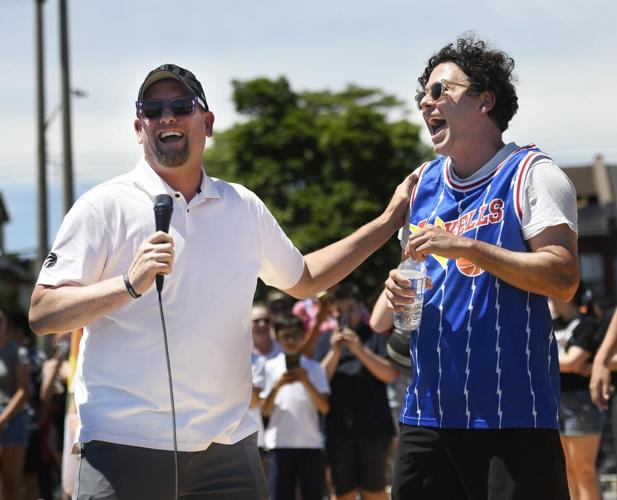 Woodlands Park ‘Rally Court’ gets celebrity tryout ahead of Arkells concert