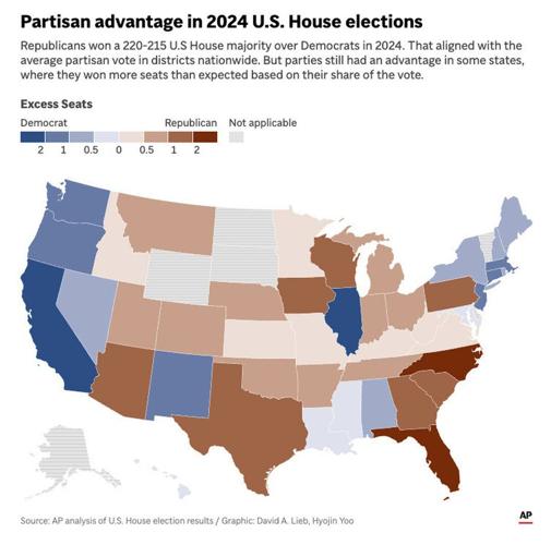 Where states stand in the battle for partisan advantage in redrawing US ...