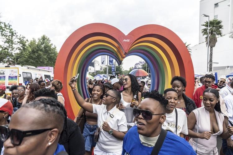 Hundreds march to mark 35 years of Pride Johannesburg in South Africa