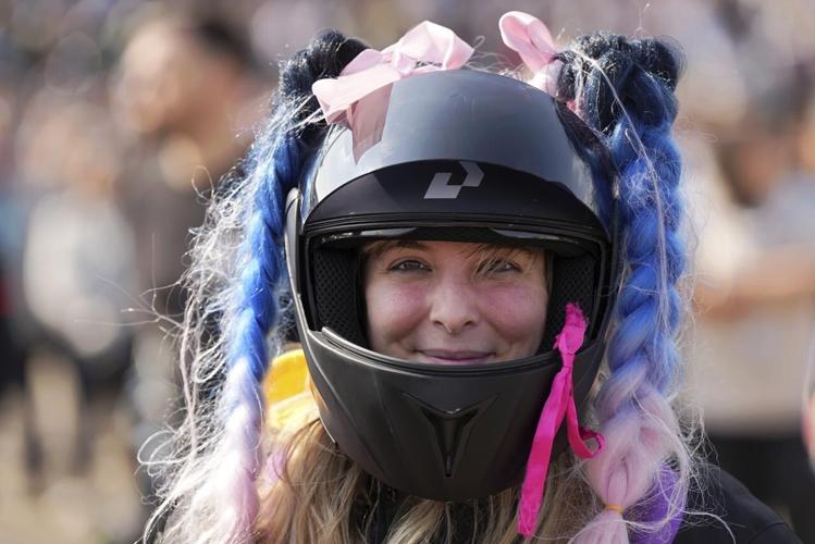 An estimated 180,000 motorcyclists have their helmets blessed at a ...