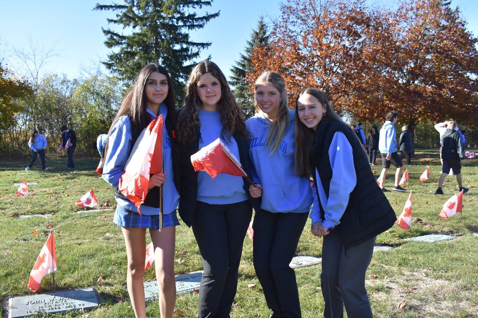 Villanova High School Students Connect with History Through Flag Ceremony