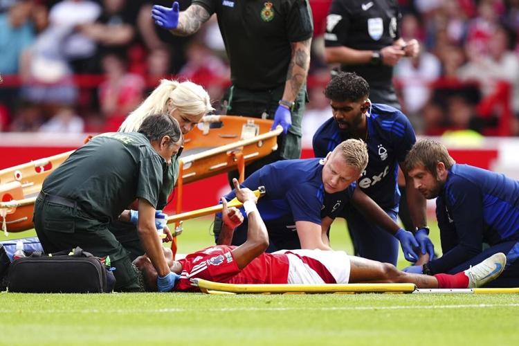 Nottingham Forest's Danilo suffers broken ankle in Premier League game