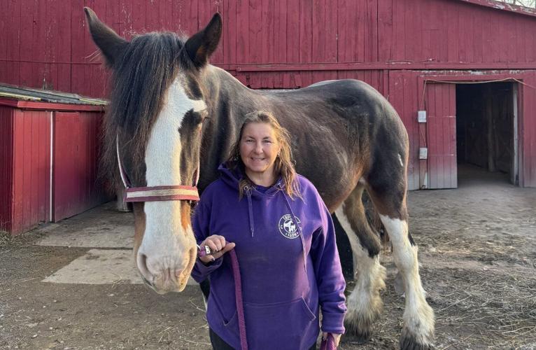 A sick pup with a big heart finds a home at Triple C Farm
