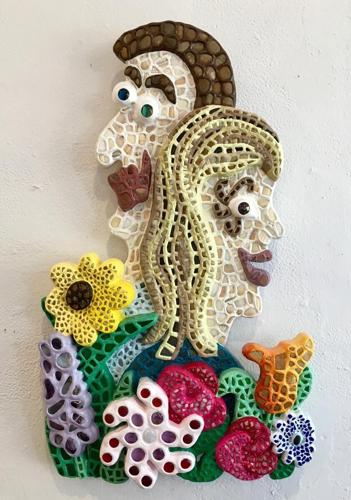 How Ted Basciano transforms bits of stone and glass into amazing sculptures