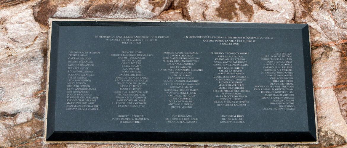 Air crash: Memorial garden honours 109 victims of 1970 Air Canada disaster