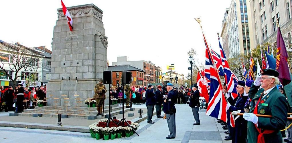 Remembrance Day ceremonies in and around Hamilton