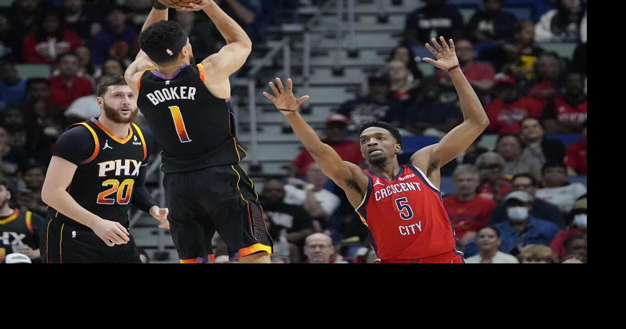 Devin Booker scores 52 points to lift the Suns over the Pelicans 124-111
