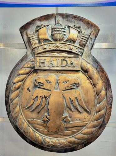 HMCS Haida’s big guns roar to life in Hamilton Harbour