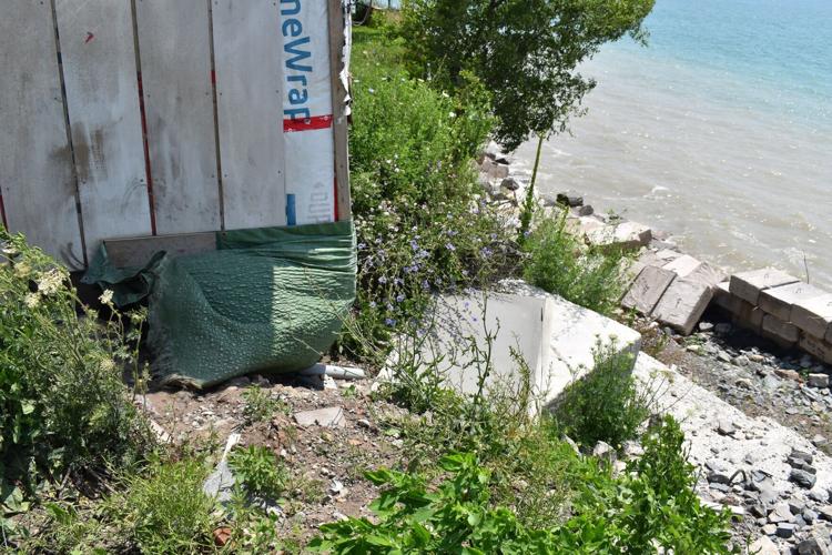 Lake Erie shoreline erosion washing away Lowbanks couple’s retirement ...